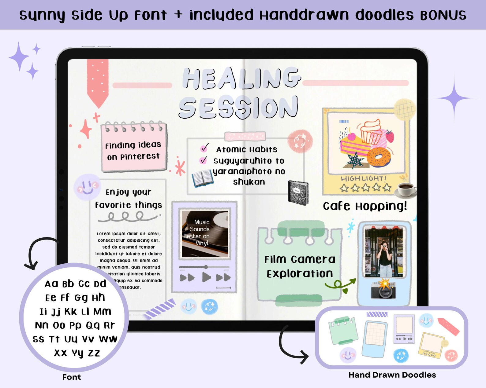 Clean Handwriting Font Goodnotes Handwritten Font Digital Planner Font ...