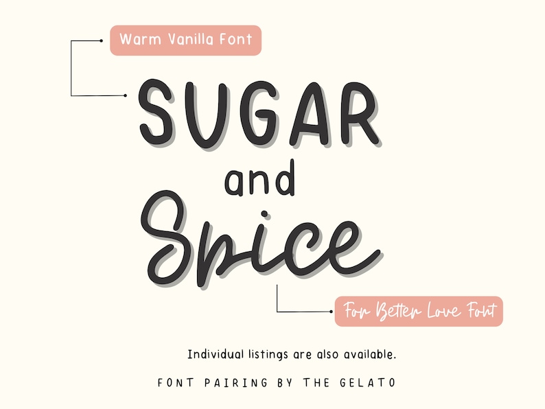 Monoline Branding Font Duo Script Font Pairing Handwriting Font Duo Cursive Font Bundle Canva ...