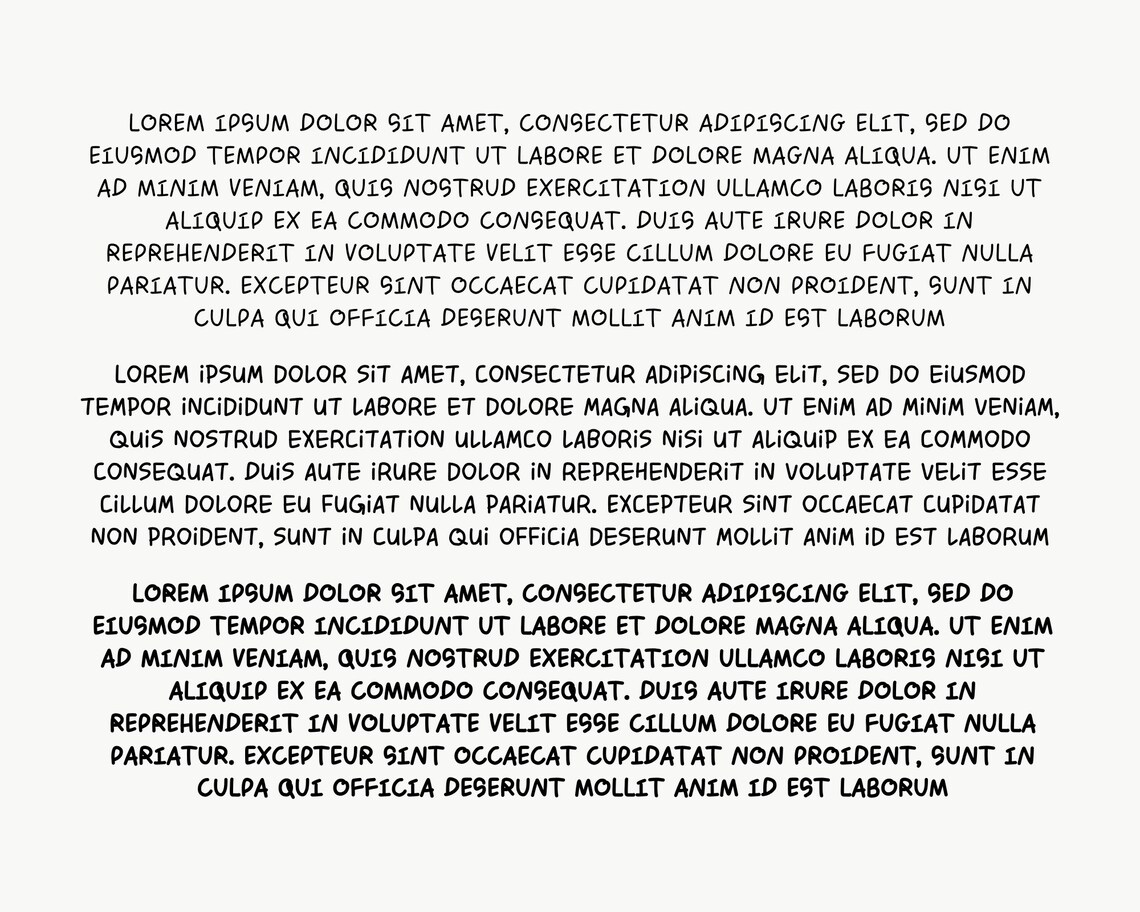 Natural Handwritten Neat Handwriting Font Monoline Lettering - Etsy