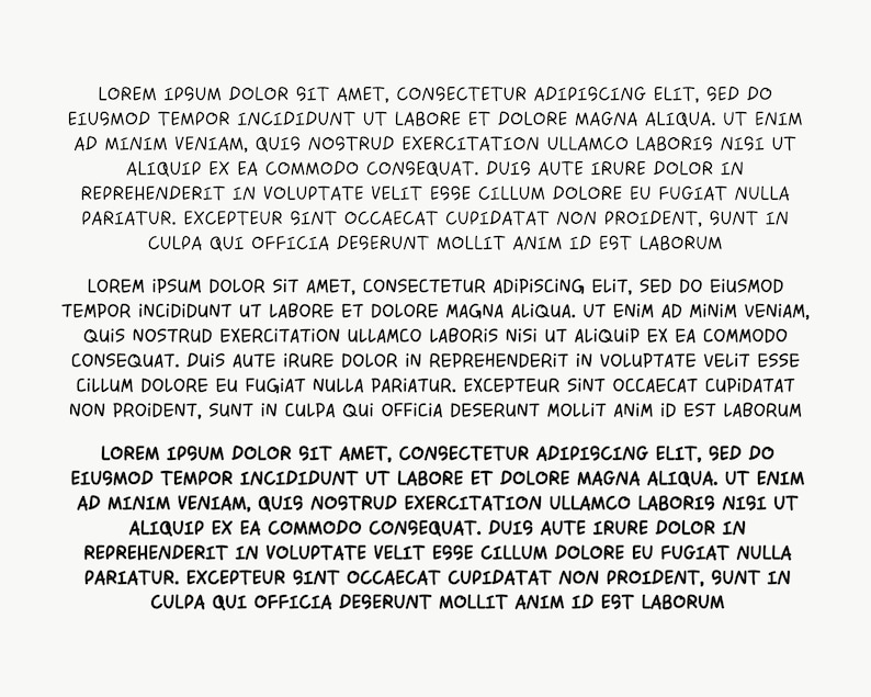 Natural Handwritten Neat Handwriting Font Monoline Lettering Font ...