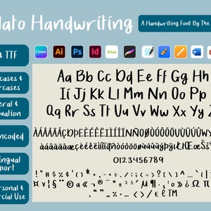 Student Handwritten Font Neat Handwritten Font for Digital Note Taking ...