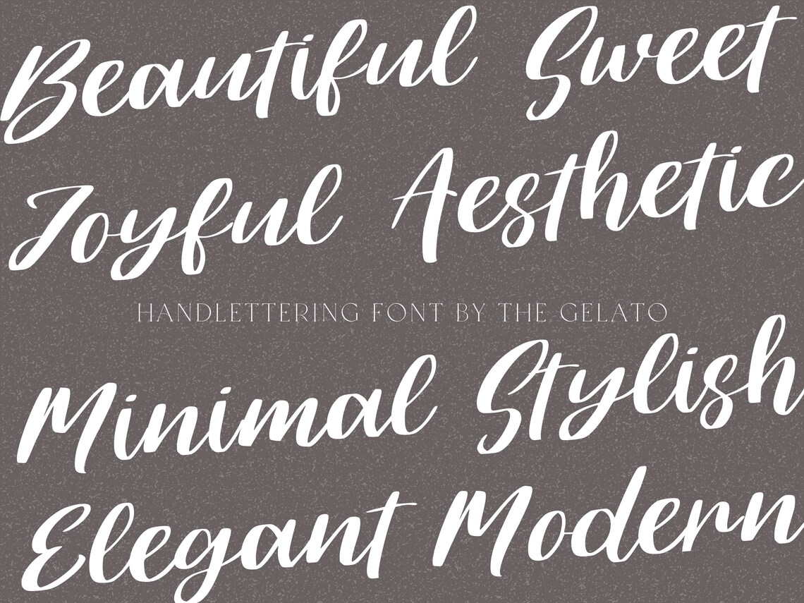 Modern Calligraphy Font Wedding Script Calligraphy Font Handwritten ...