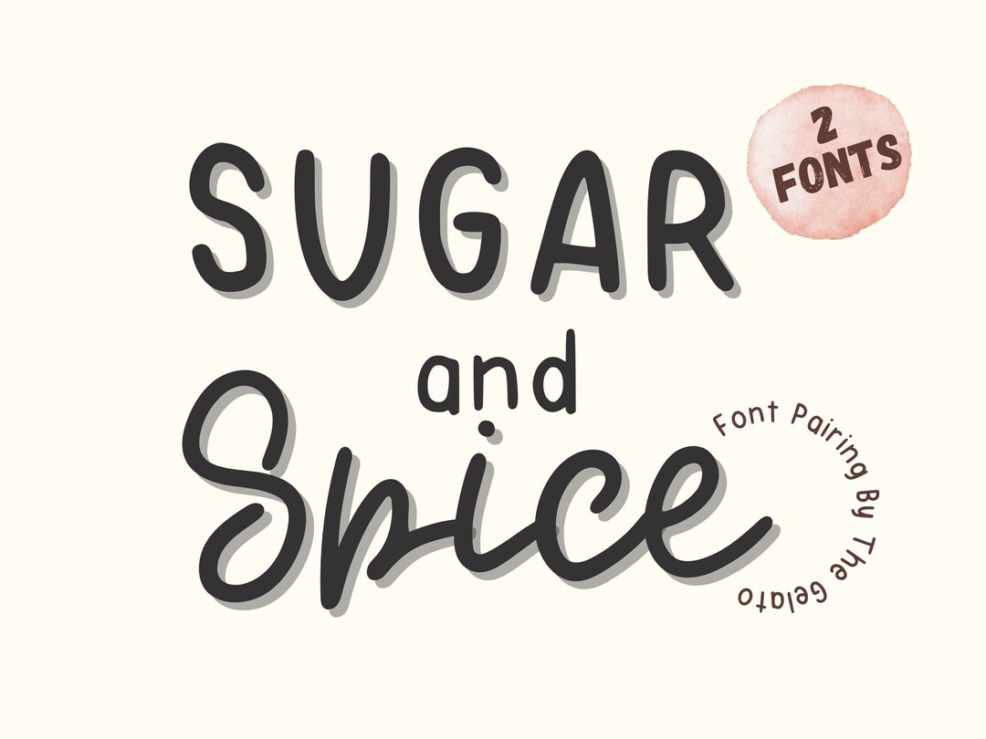 Monoline Branding Font Duo Script Font Pairing Handwriting Font Duo ...