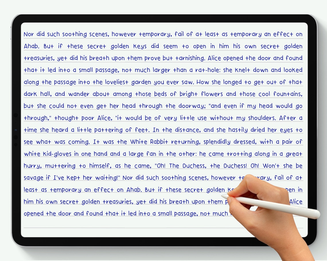 Aesthetic Neat Handwritten Font for Goodnotes Notability Handwriting ...