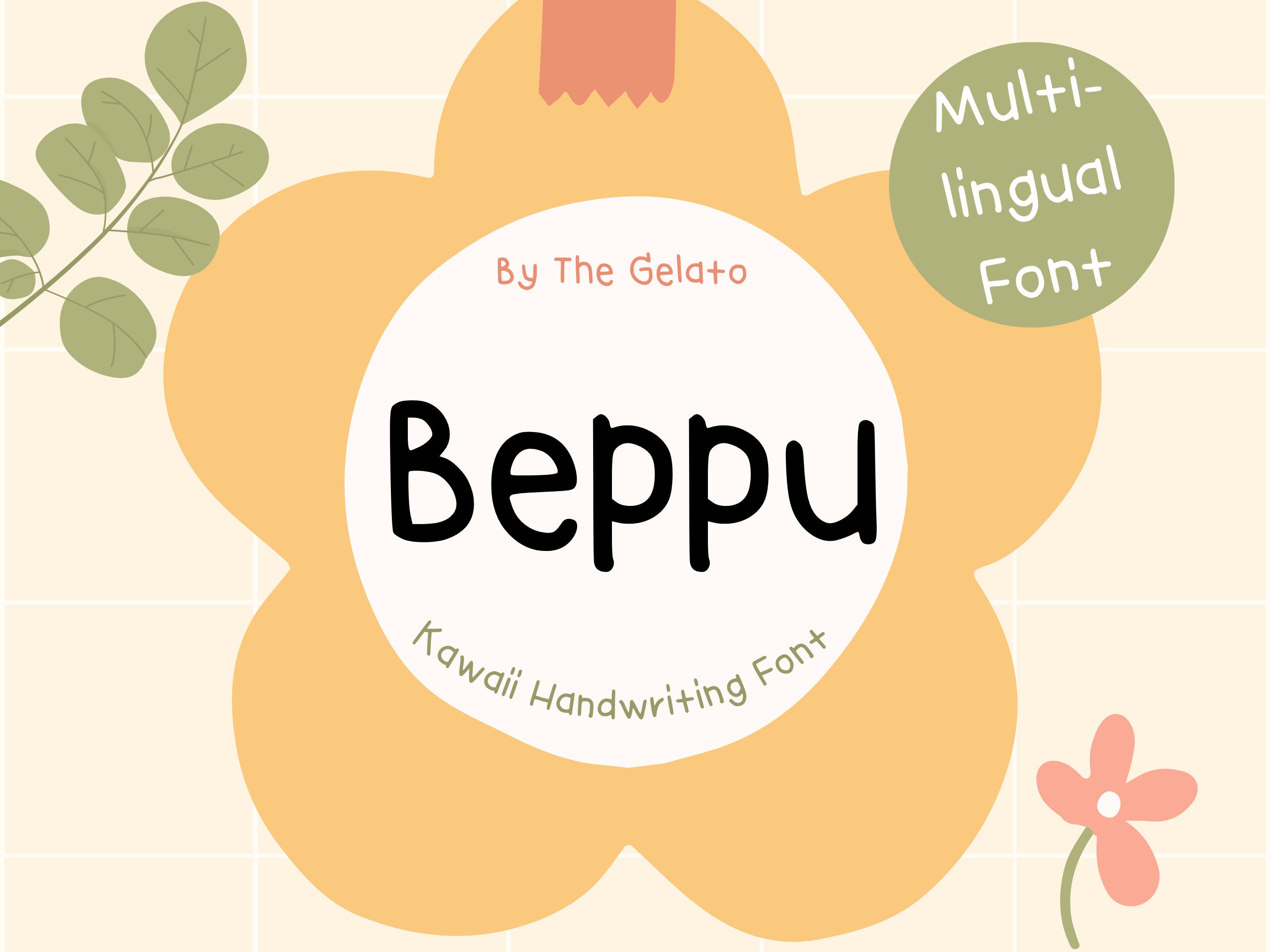 Kawaii Handwriting Font Cute Goodnotes Handwriting Font Digital Planner ...