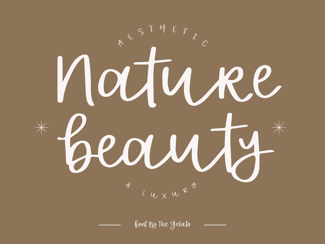 Thick Script Font Script Calligraphy Font Casual Handwritten Script ...