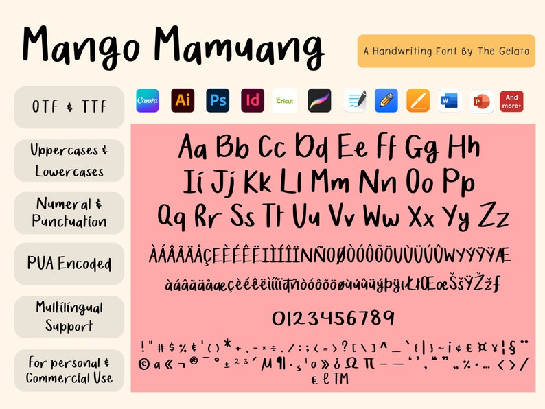 Minimal Handwriting Font Bundle Handwritten Script Font Commercial Use ...