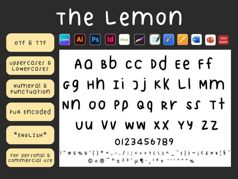 Neat Handwriting Font Writing Font for iPad Digital Planner Font Simple ...