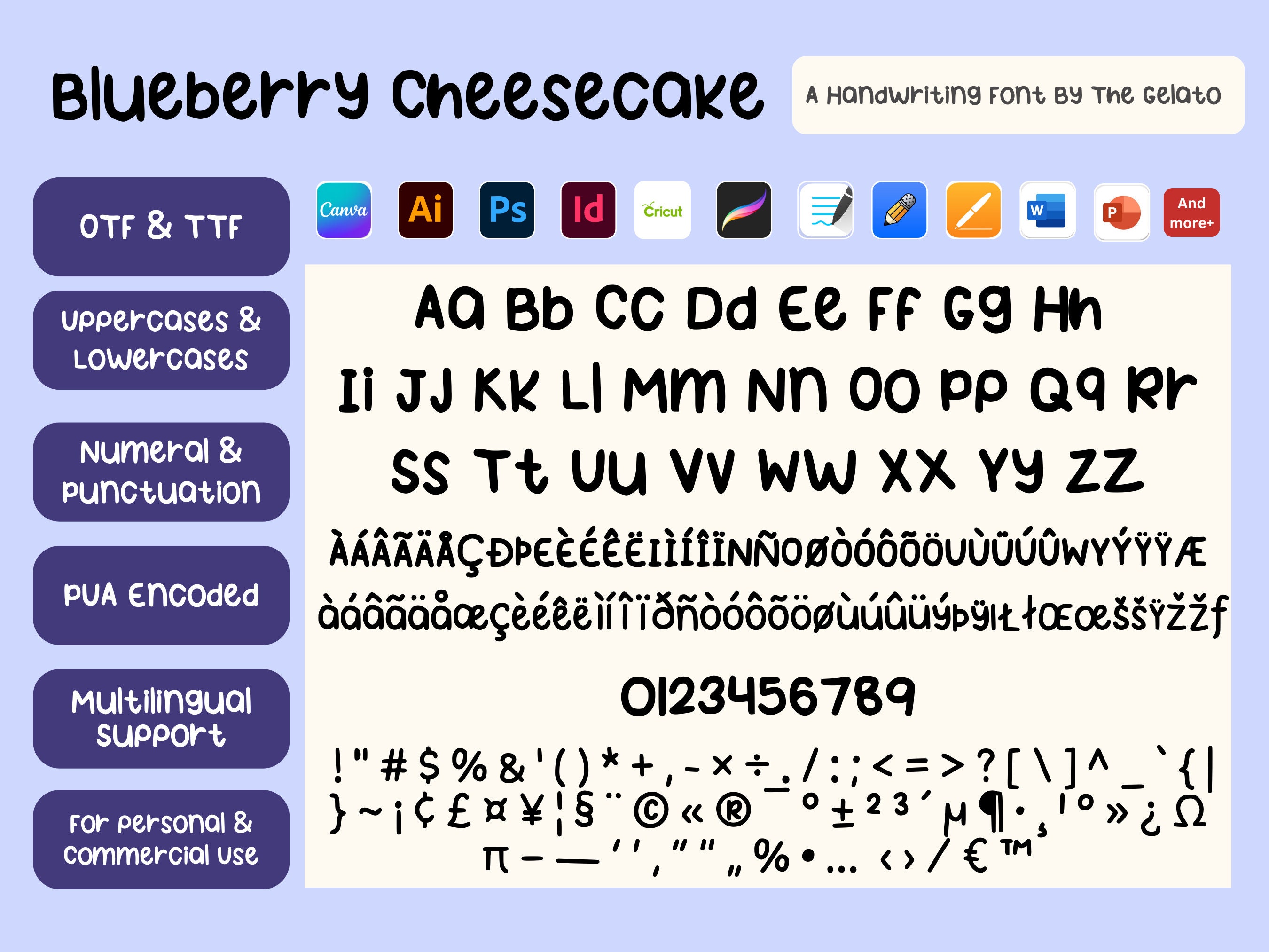 Bold Handwriting Font for Goodnotes Digital Planner Font Note Taking ...