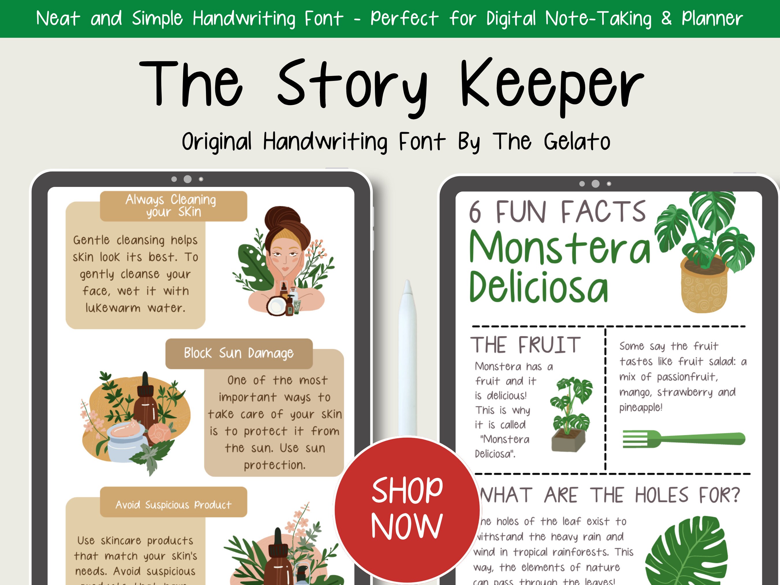 Note Taking Font Bundle Goodnotes Font Bundle Neat Handwritten ...