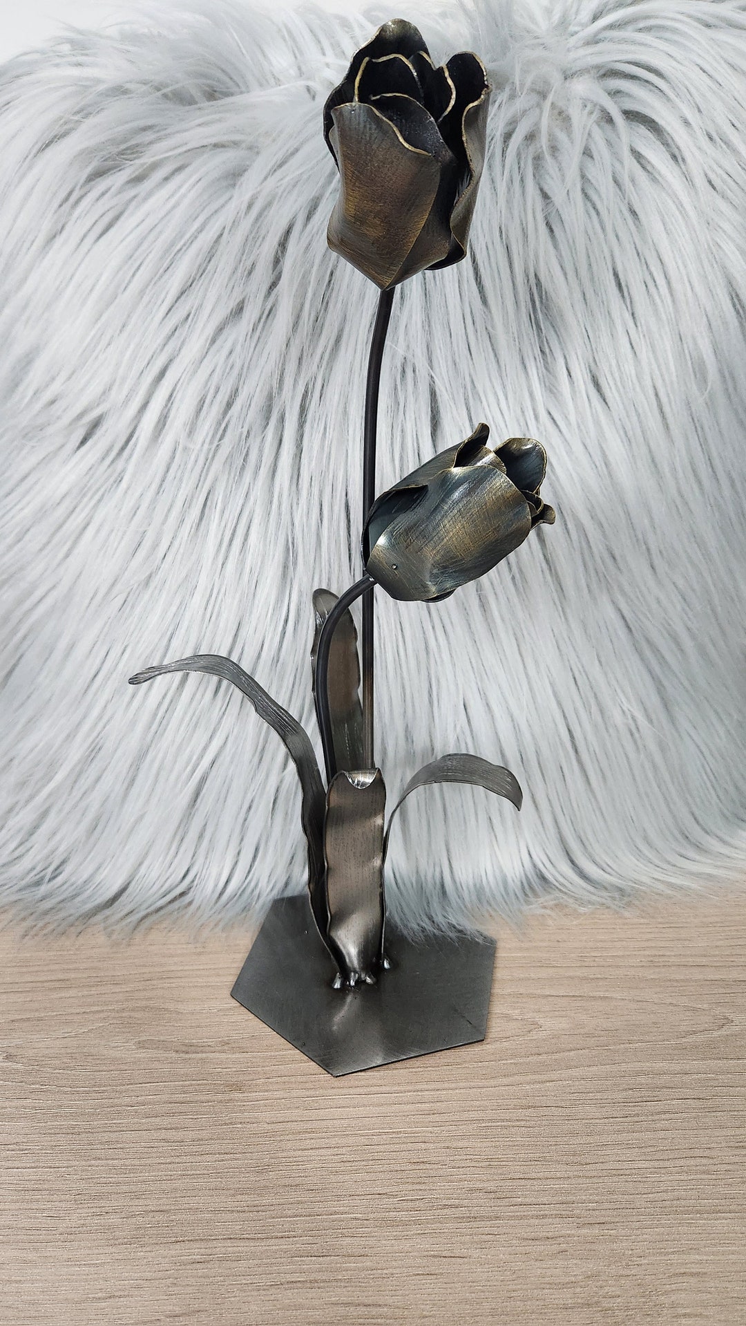 DIY Metal Tulip Kit // Metal Tulip // DIY Welding Kit // Stem & Stand ...