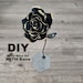 DIY Metal Rose // Metal Rose Kit // DIY Welding Kit // Stem Included ...