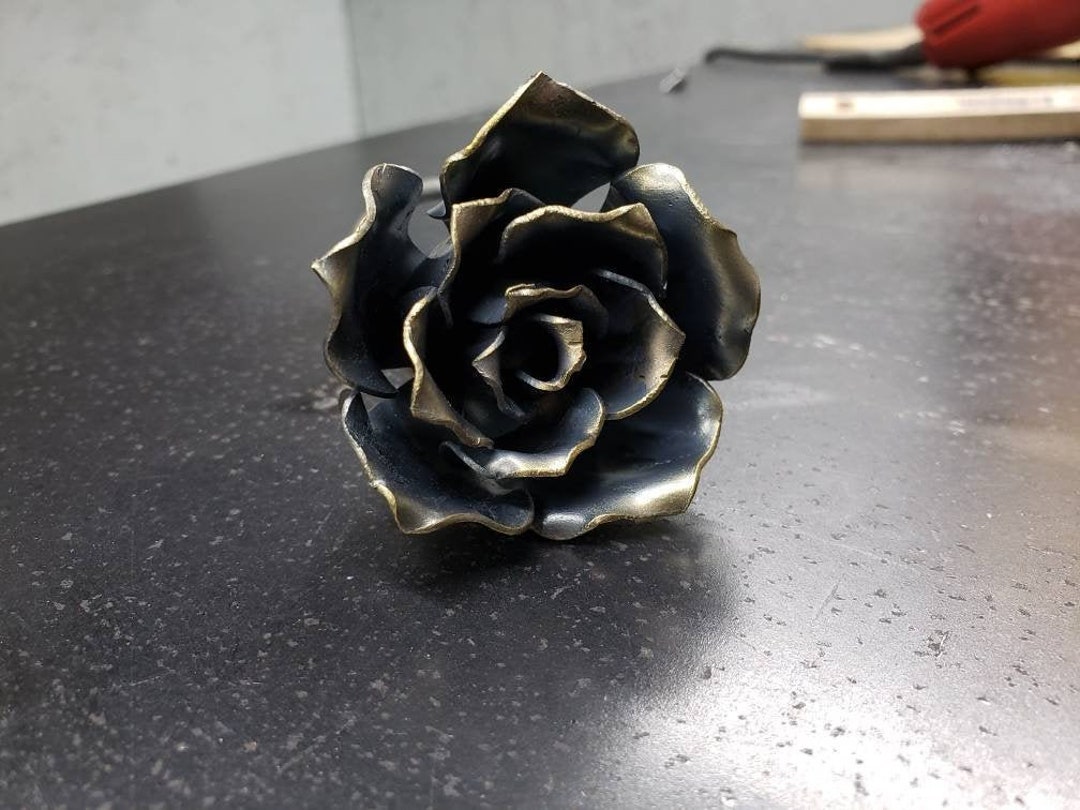 DIY MINI 3D Metal Rose // Welding Kit // No-weld Option Available ...