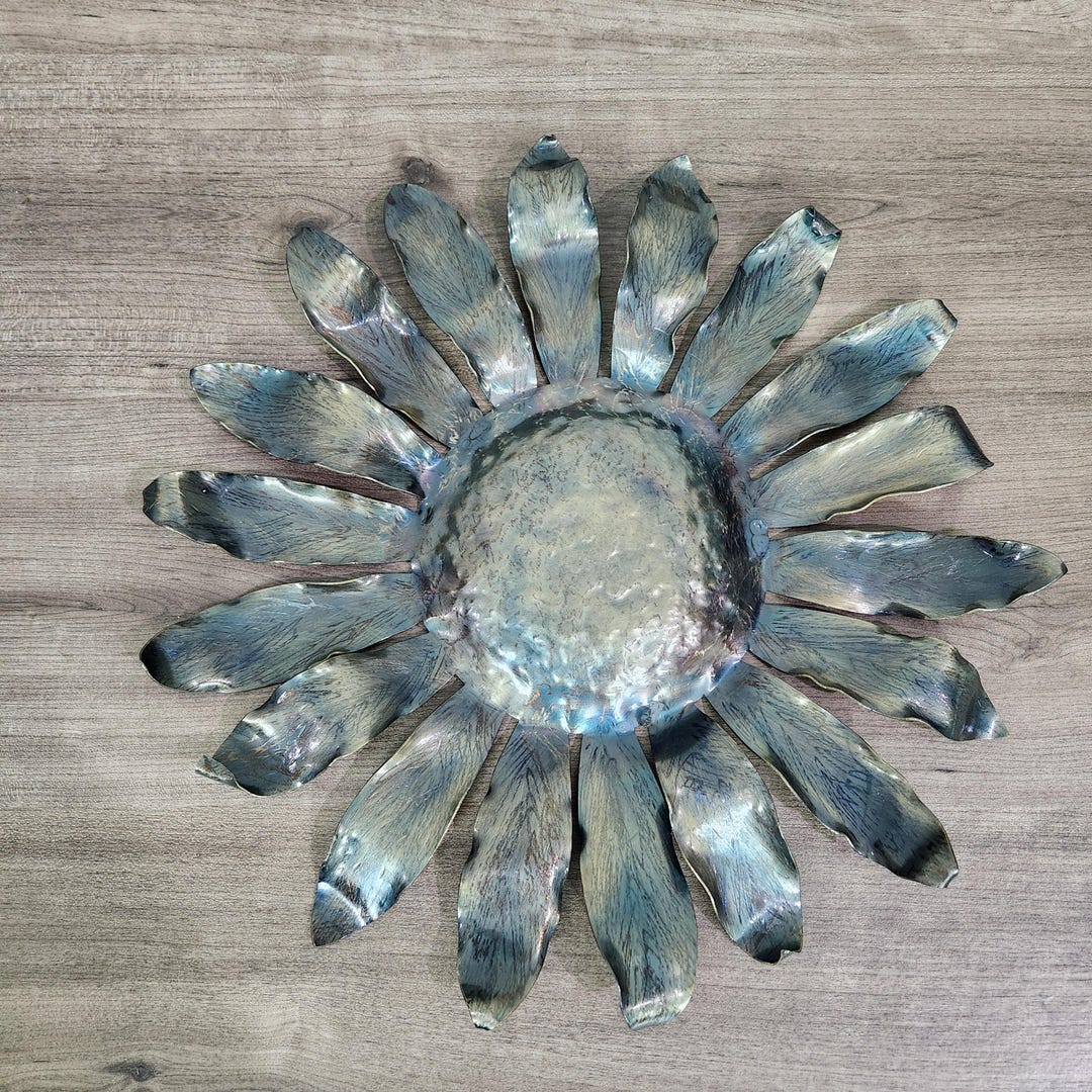 Handmade Metal Sunflower // Everlasting Flower - Etsy