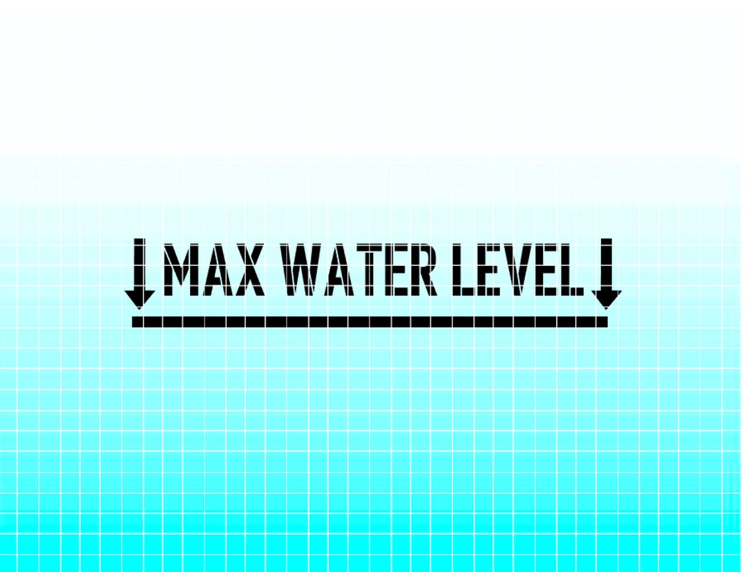 Max Water Level Decal - Etsy