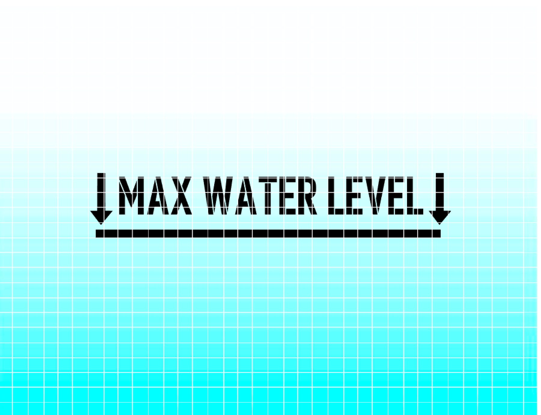 Calcomanía de nivel máximo de agua - Etsy España