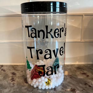 Elf Travel Jar, Plastic Container for Safe Travels, Christmas, Elf ...