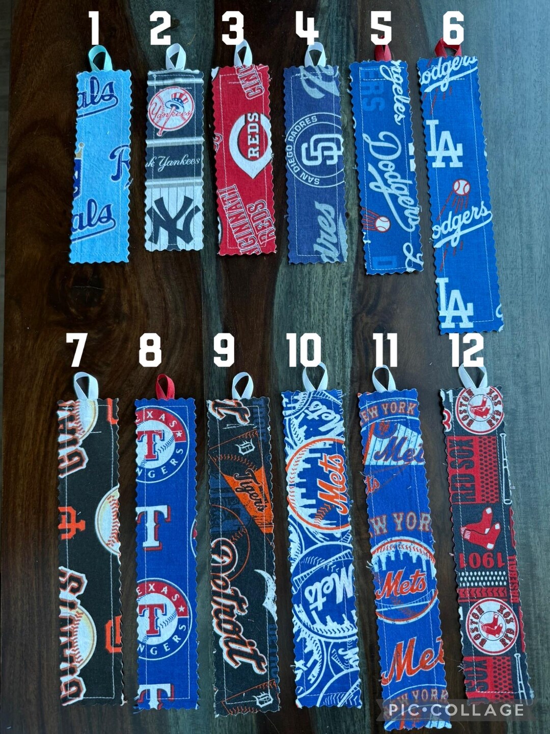 Bookmarks, Baseball, Hockey, Basketball, Sports Fabric Bookmark ...