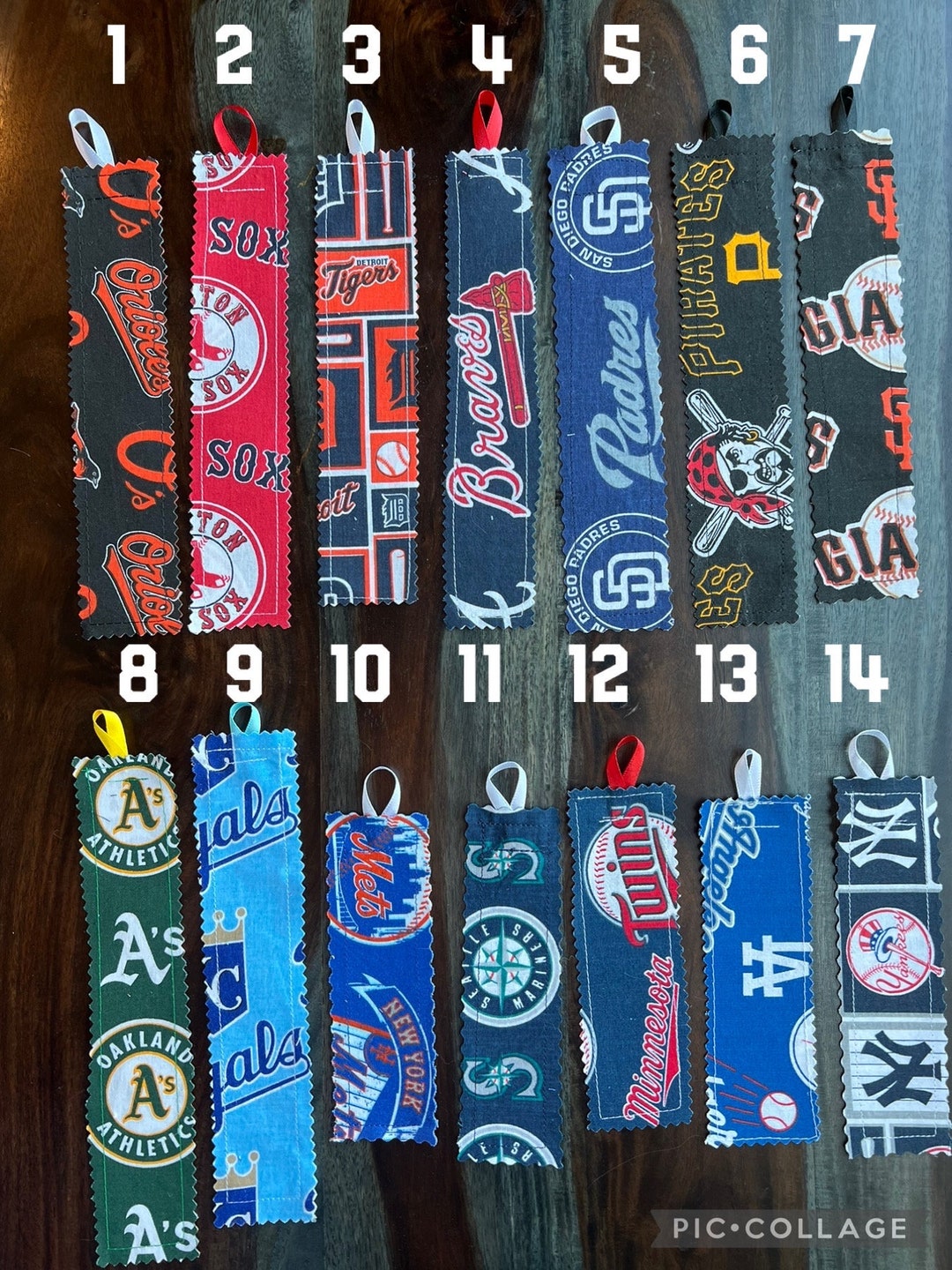 Bookmarks, Sports Fabric Bookmark, Readers Gift, Sports Fan, Book Lover ...
