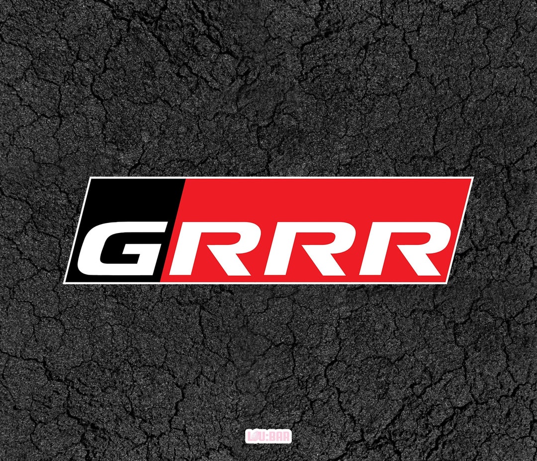 Sticker "grrr" - Toyota GR Gazoo Racing Sticker Decal Multiple Colors ...