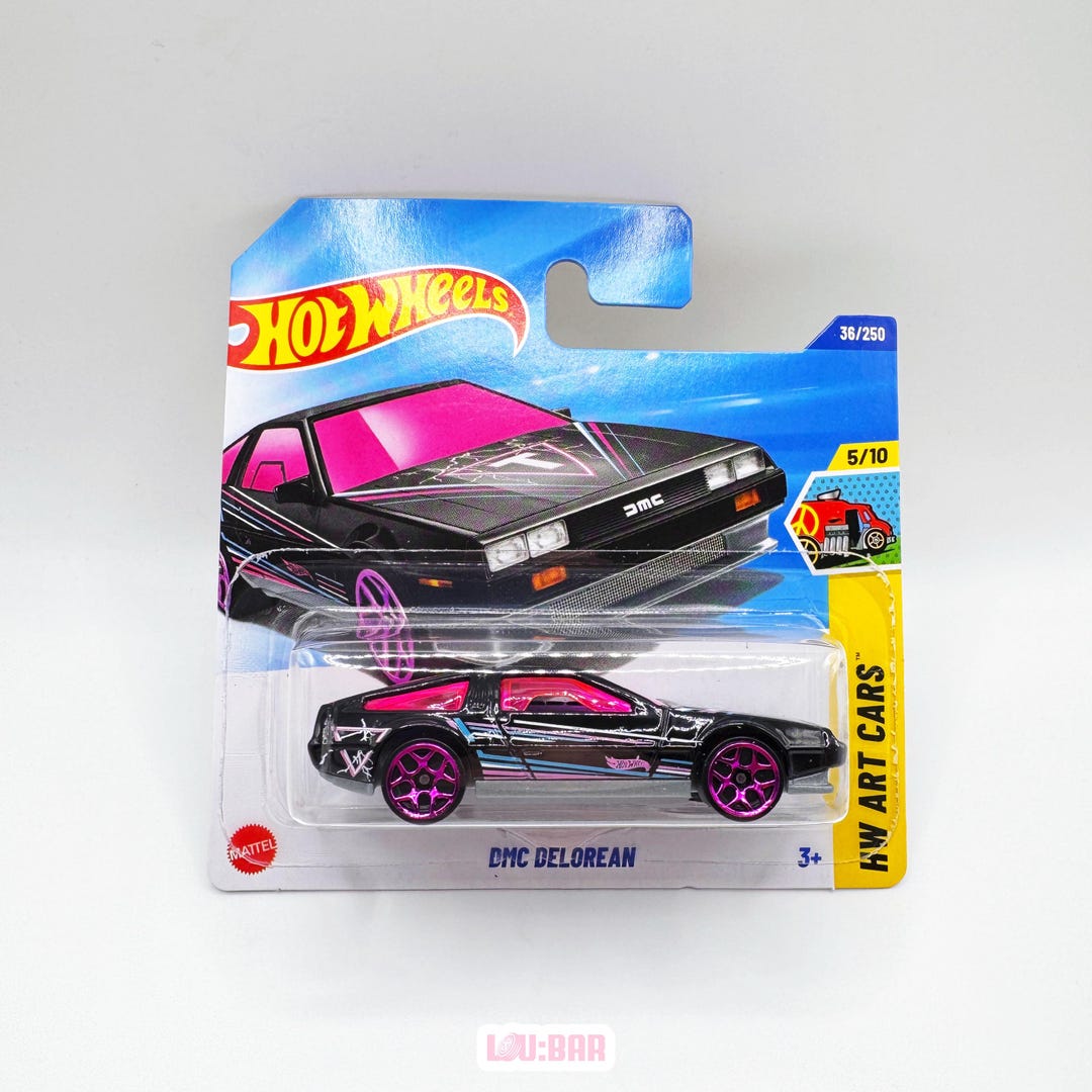 DMC Delorean - 2025 Hot Wheels - HW Art Cars - HYW88 - Etsy
