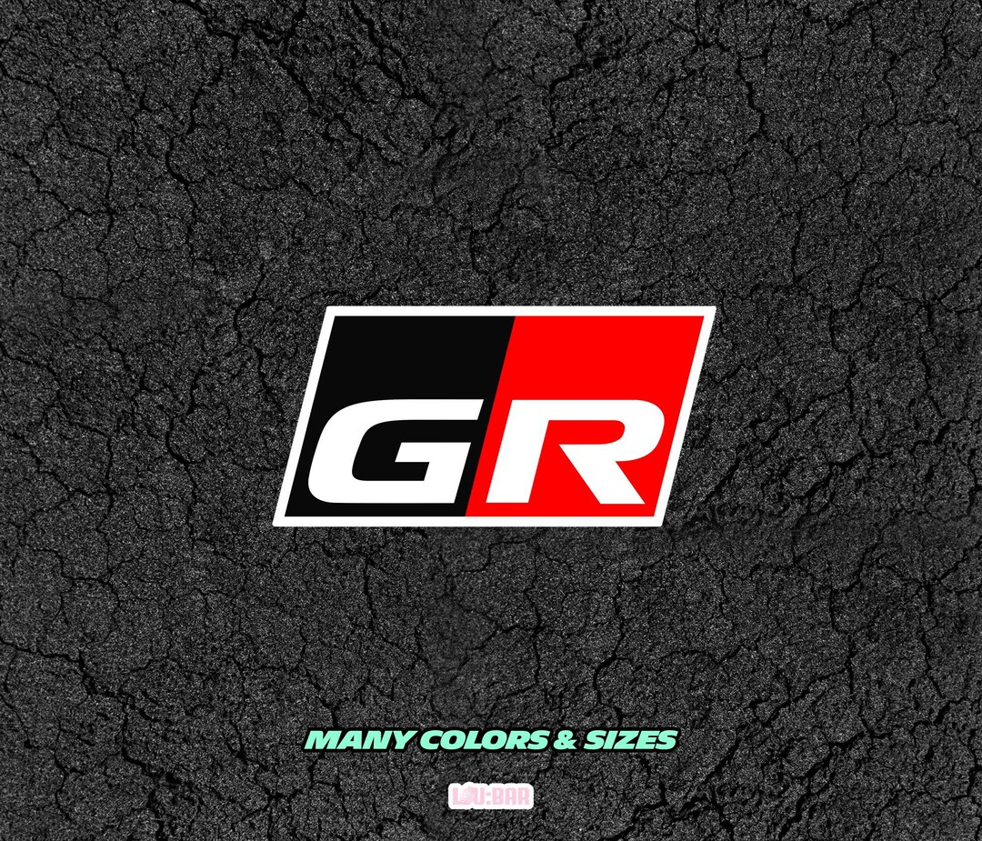 Sticker Toyota GR Gazoo Racing - Several Colors & Size - Etsy