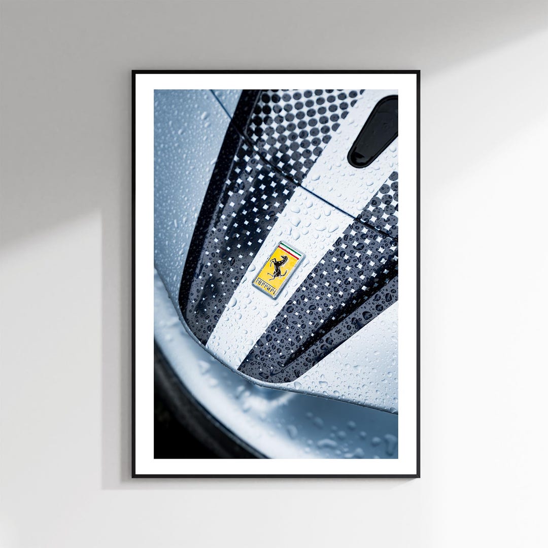 Ferrari FXXK Crest - Car Digital Print Download - Real Close-up ...