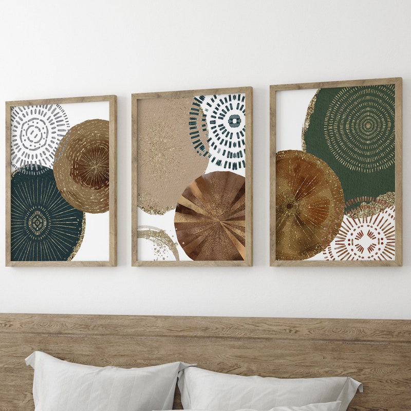 Gold Circle Wall Decor - Etsy