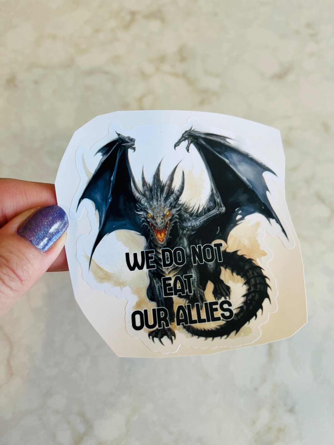 Iron Flame, Fourth Wing, Tarin Water Resistant Sticker, Fantasy Book ...