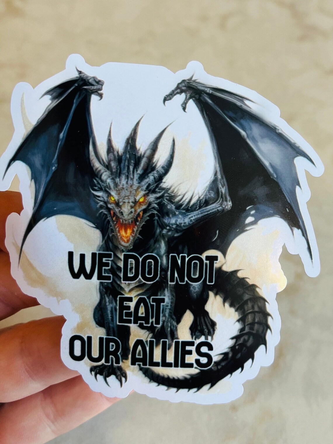 Iron Flame, Fourth Wing, Tarin Water Resistant Sticker, Fantasy Book ...