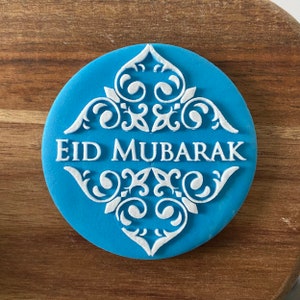 Eid Mubarak Cookies Popup Stamp. Fondant Outbosser Stamp, Fondant Stamp Icing Cupcake Biscuit ...