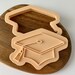 Graduation Hat Cookie Stamp Graduation Diploma Cookie Stamp Fondant ...