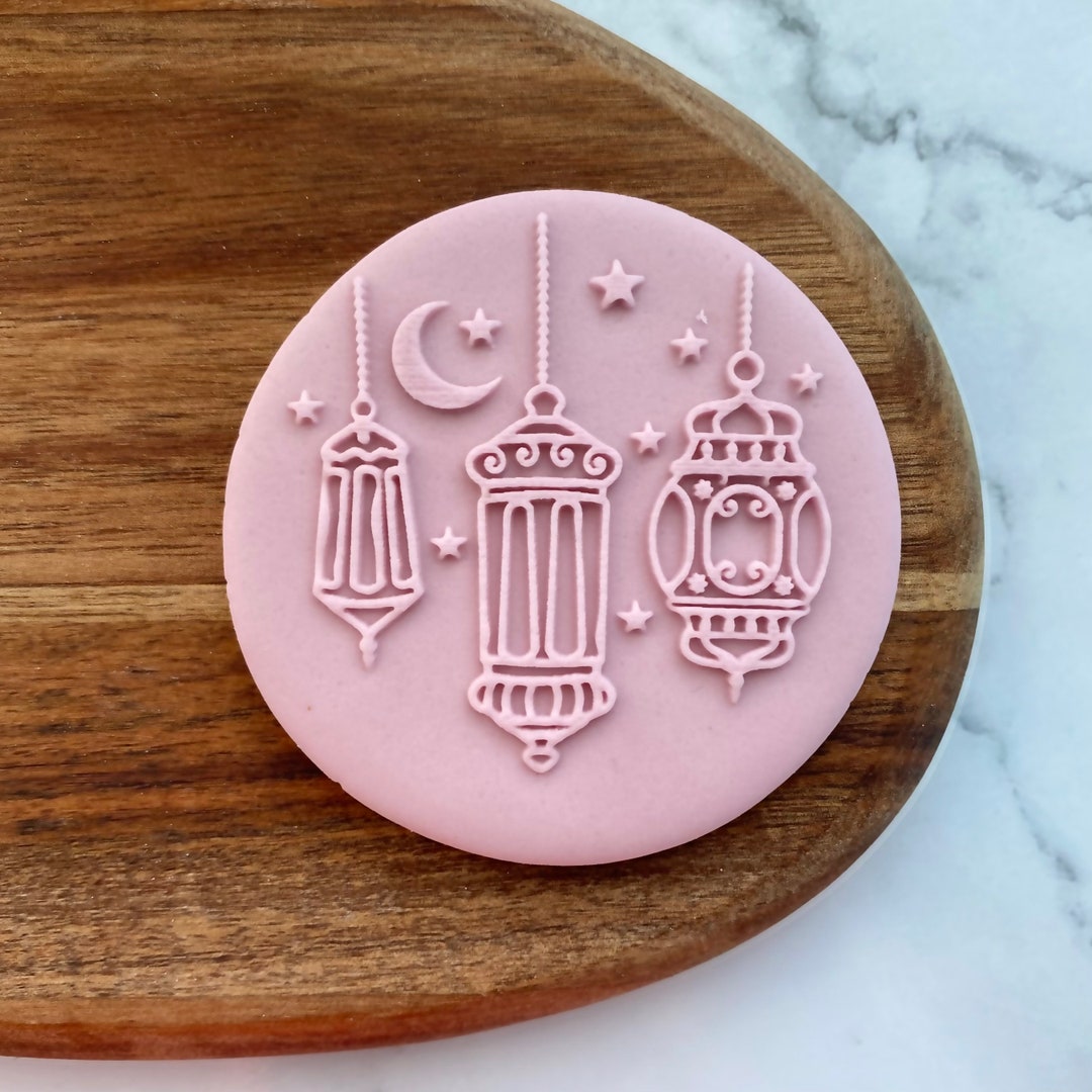 Ramadan Eid Mubarak Lanterns Cookies Stamp Fondant Embosser Biscuit ...