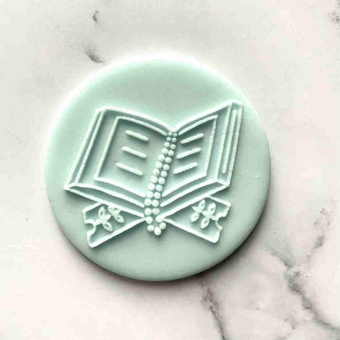 Holy Book Cookie Embosser Stamp. Fondant Biscuit Cupcakes Decorating - Etsy
