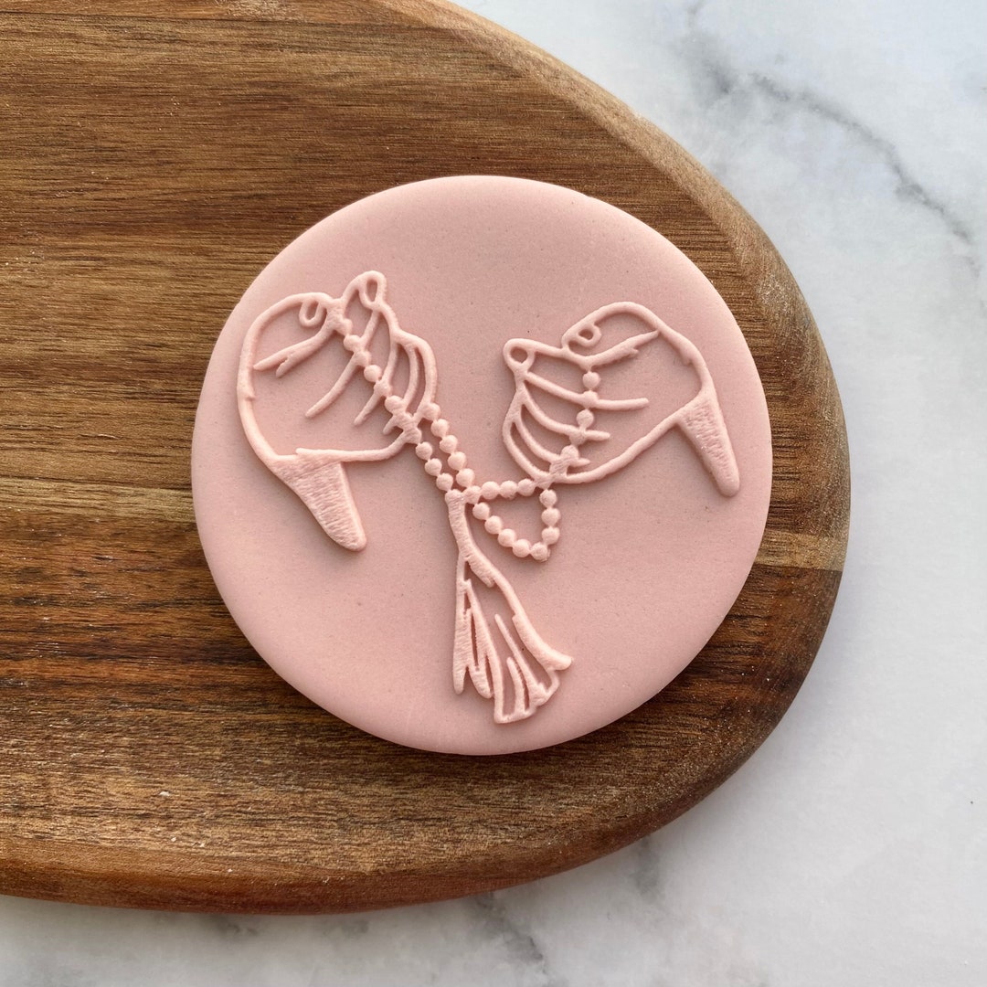 Prayer Hands With Beads Cookie Embosser Stamp. Eid Embosser Fondant ...