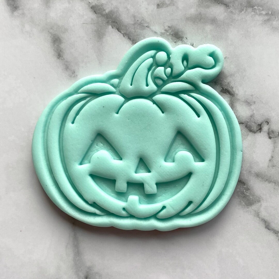 Halloween Pumpkin Embosser Stamp and Matching Cutter - Etsy