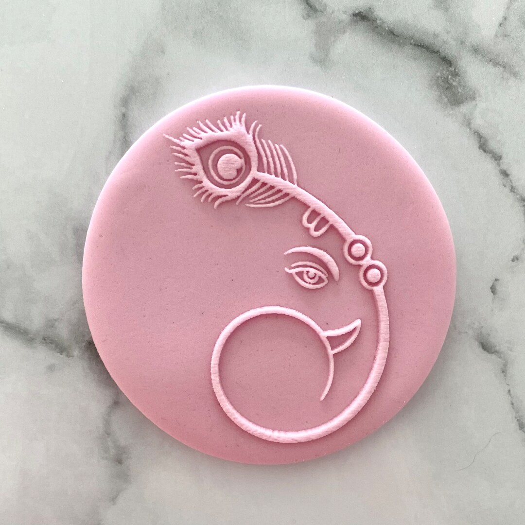 Ganesh Cookie Embosser Stamp. Diwali Fondant Icing Biscuit Decorating ...