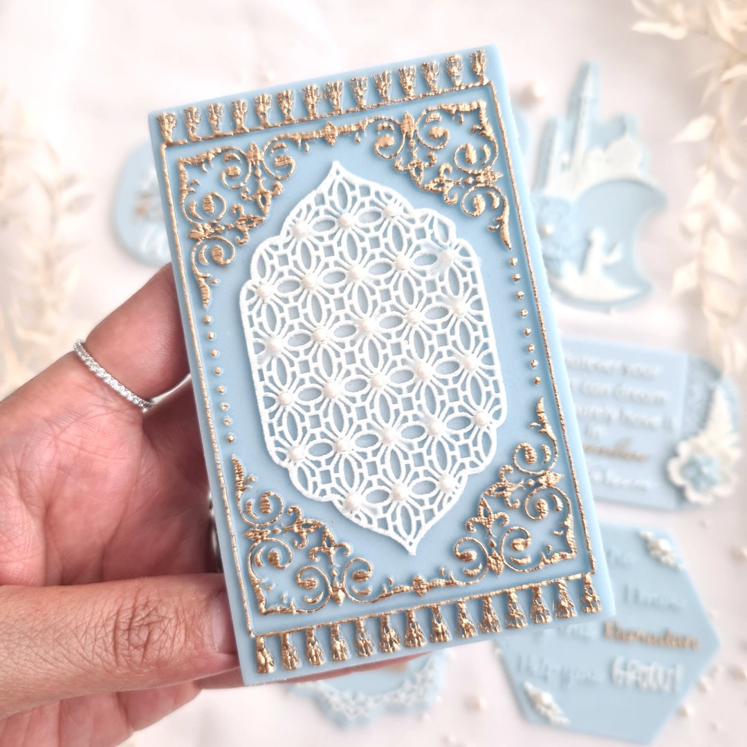 Prayer Mat Mubarak Ramadan Cookie Cutter and Stamp. Ramadan/eid Cookies ...