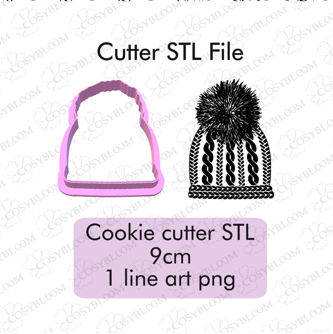 Wooly Hat STL File Instant Download, STL File for 3D Printing ...