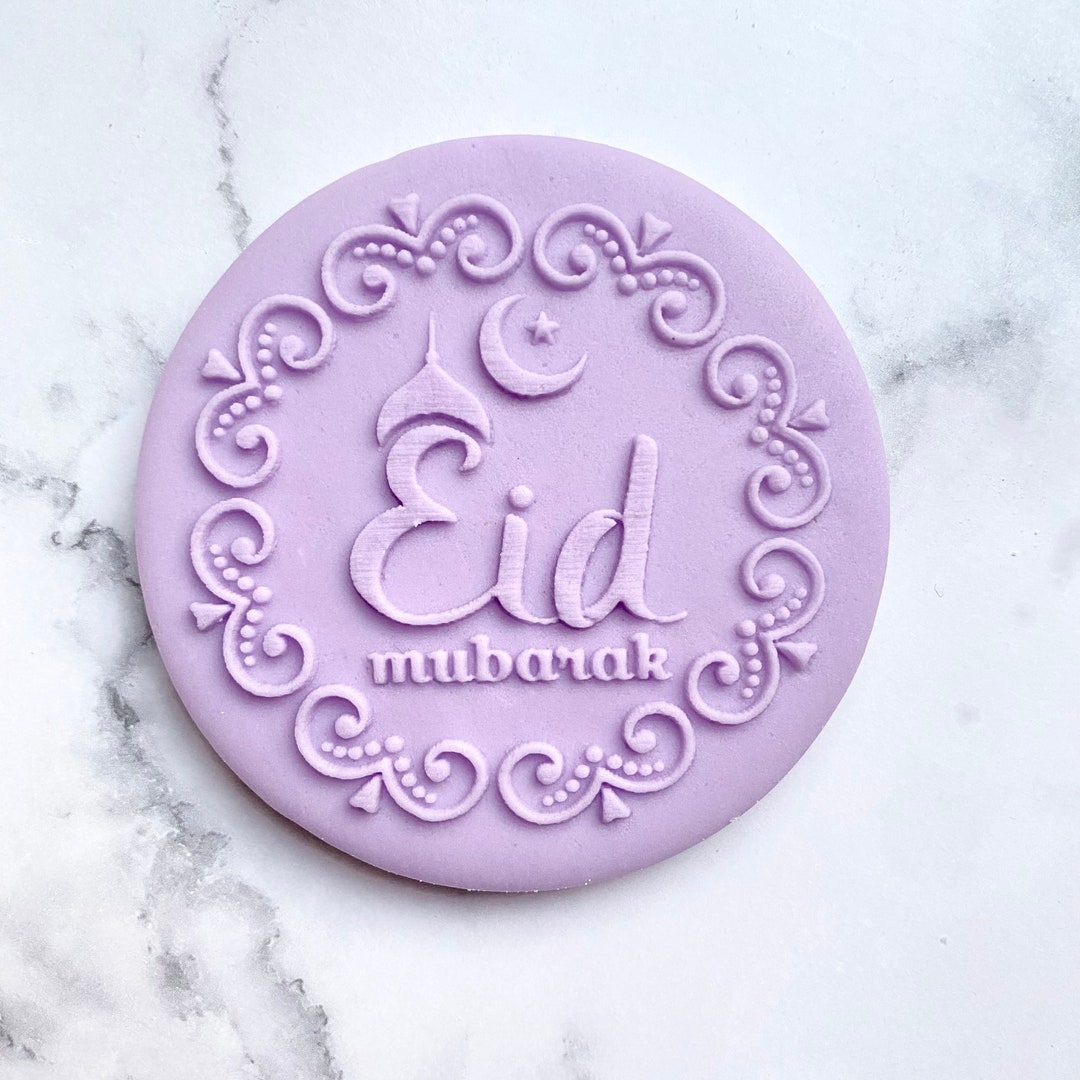 Eid Mubarak Cookie Outbosser Stamp. Eid Popup Embosser Stamp. Fondant ...