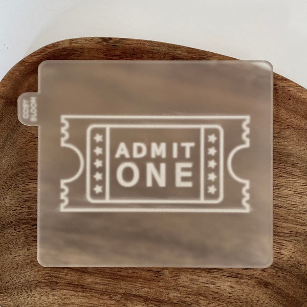 Admit One - Etsy