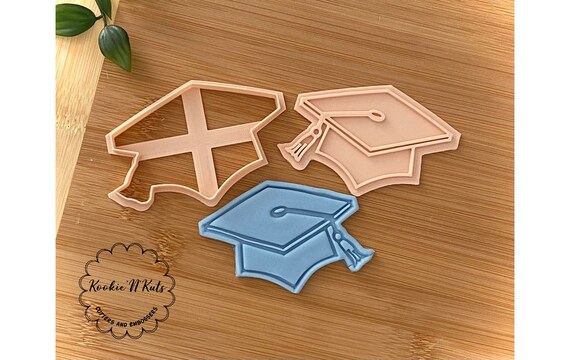 Jewelry & Beauty Tools Graduation Diploma Cookie Stamp Graduation Hat ...