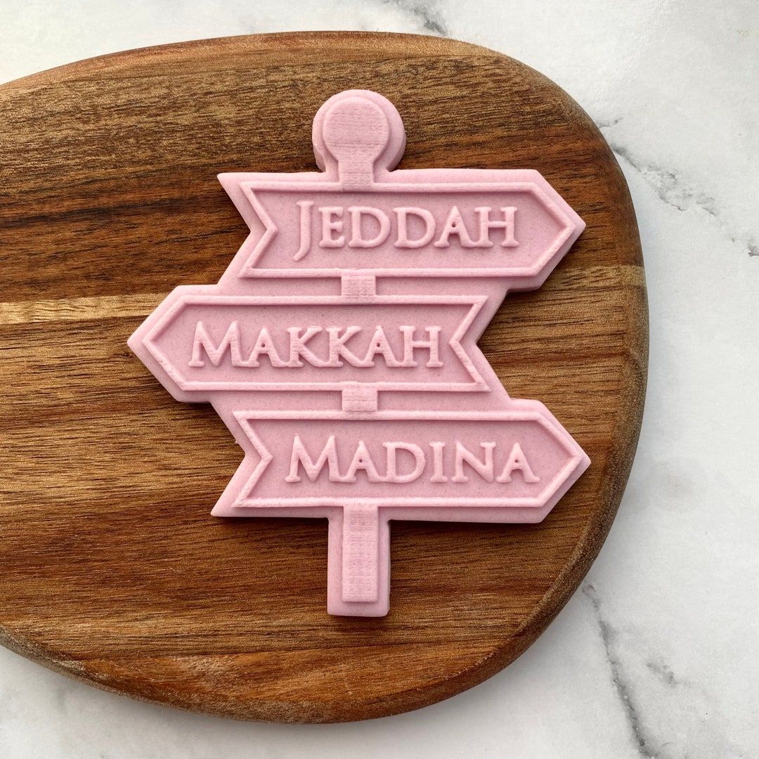 Signpost Jeddah Makkah Madina Cookie Stamp and Cookie Cutter Ramadan ...