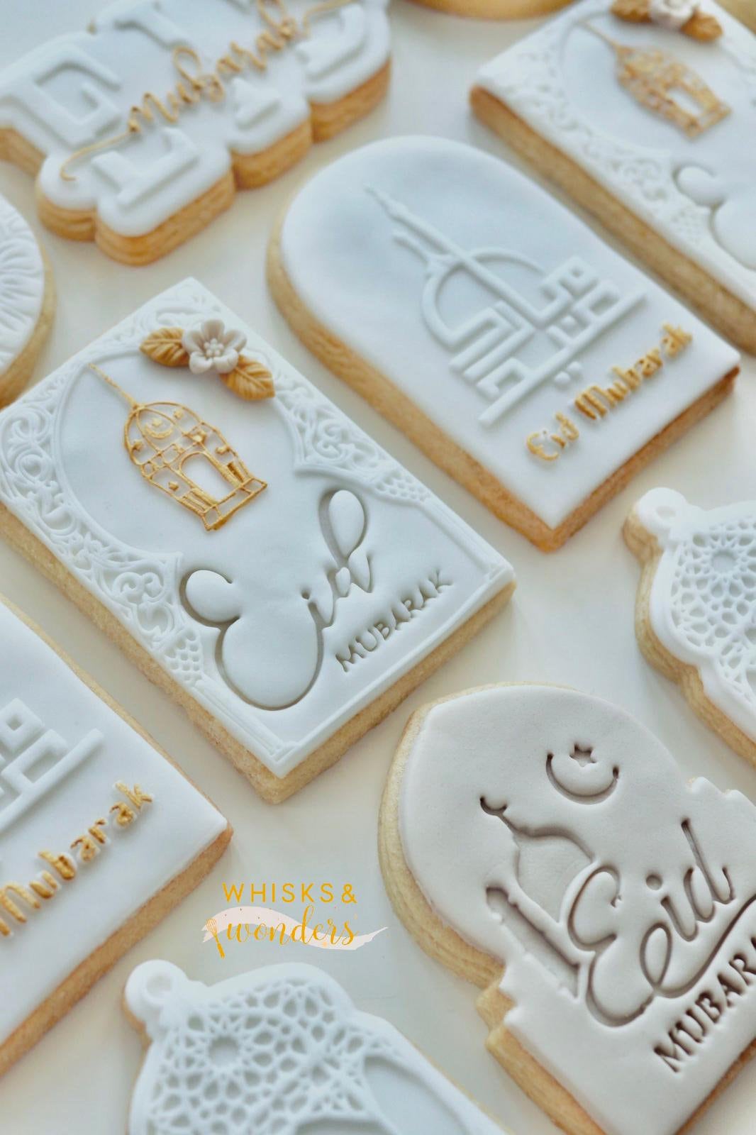 Eid Mubarak Cookie Stamp and Cutter. Eid Mubarak Fondant Icing - Etsy UK