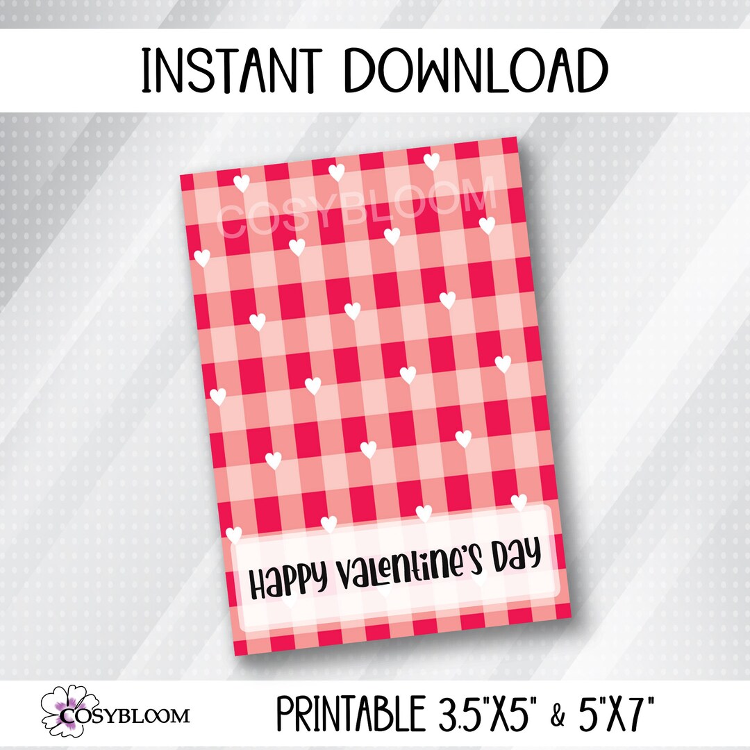 Printable Happy Valentine's Day Cards for Cookies, Valentine Cookies ...