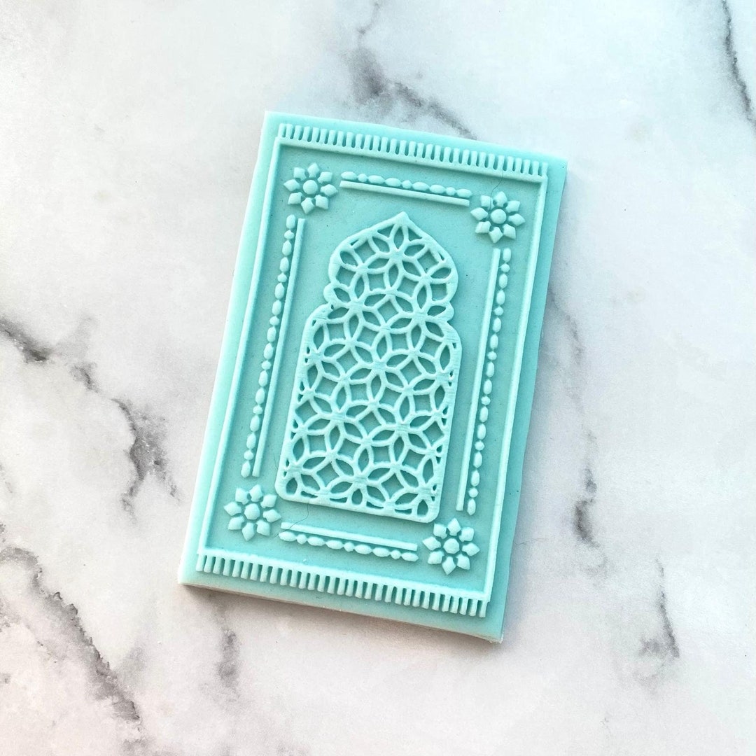 Prayer Mat Eid Ramadan Cookie Embosser Stamp. Prayer Rug Stamp. Prayer ...