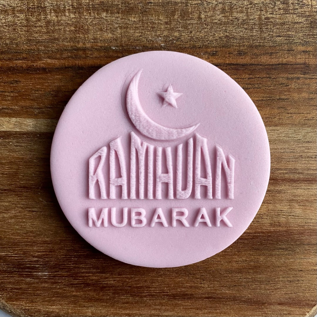 Ramadan Mubarak Cookie Embosser Stamp. Ramadan Eid Embosser - Etsy