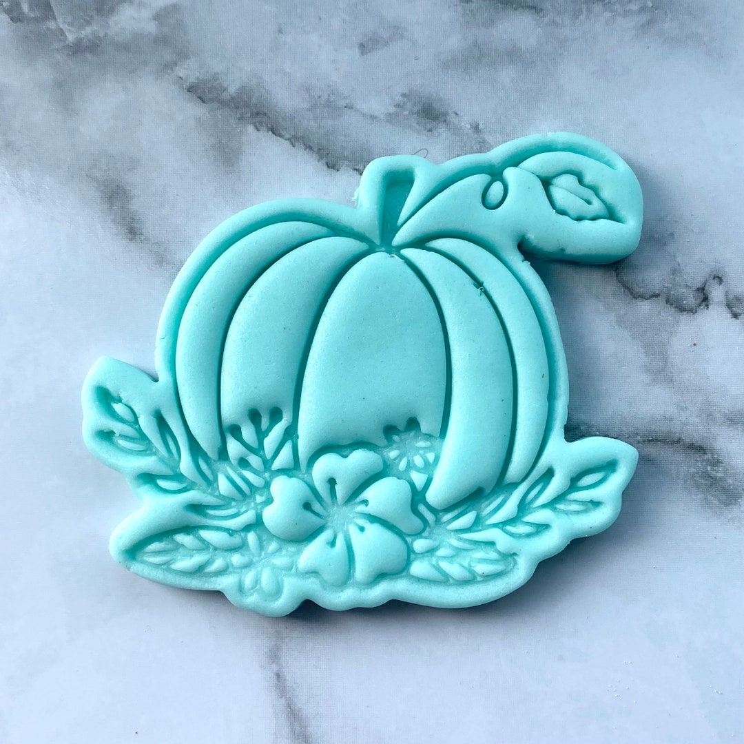 Floral Pumpkin Embosser Stamp - Etsy