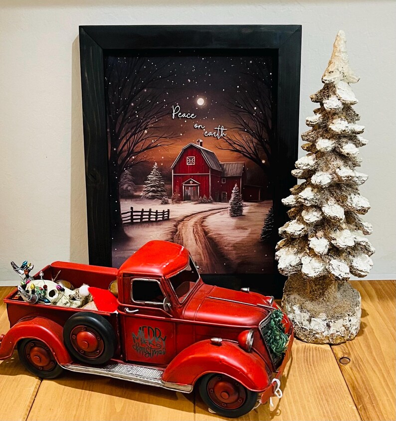 Peace on Earth Christmas Wall Decor - Etsy