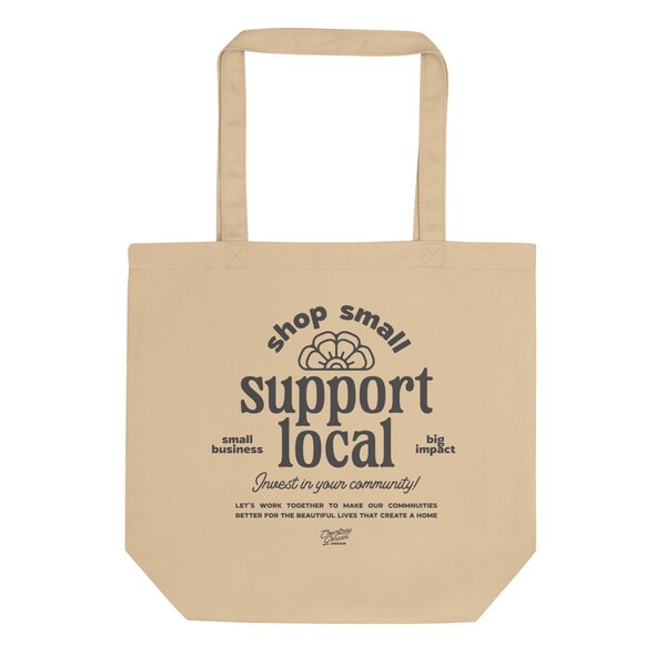 Shop Local Canvas Bag - Etsy